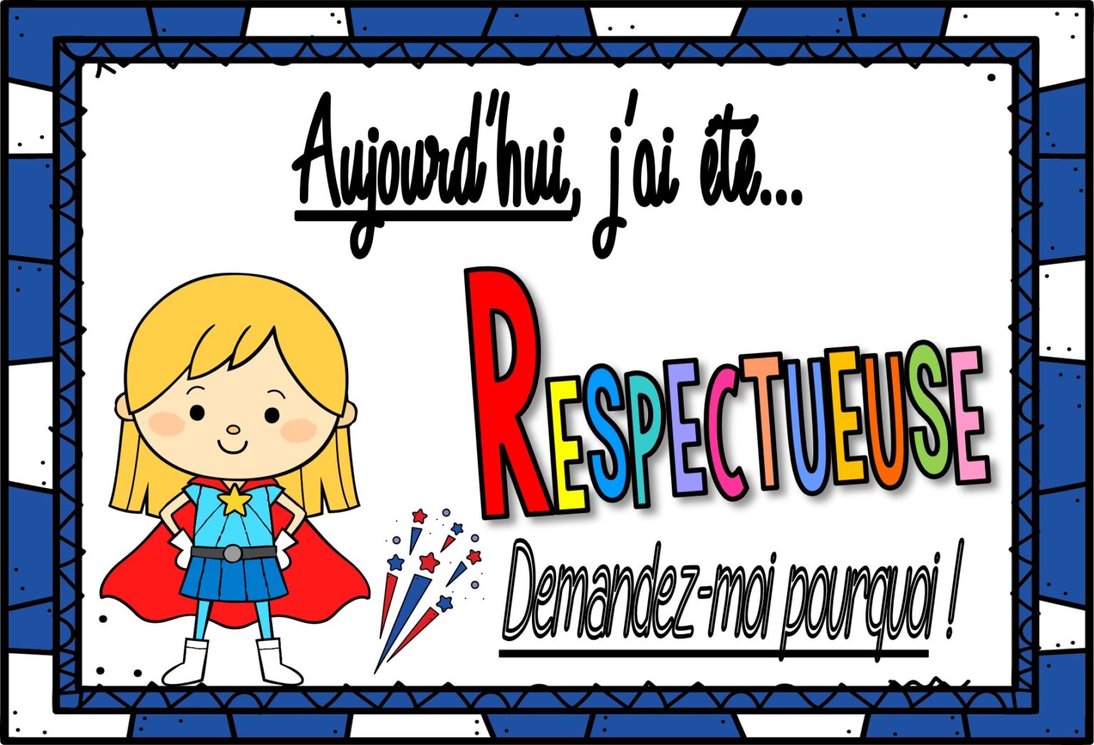 La gestion du comportement-Les billets positifs (Version 2019 ...