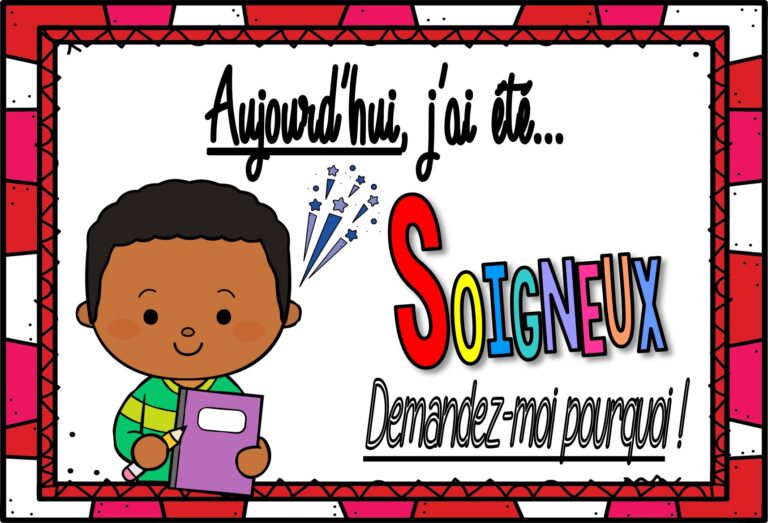 La gestion du comportement-Les billets positifs (Version 2019 ...