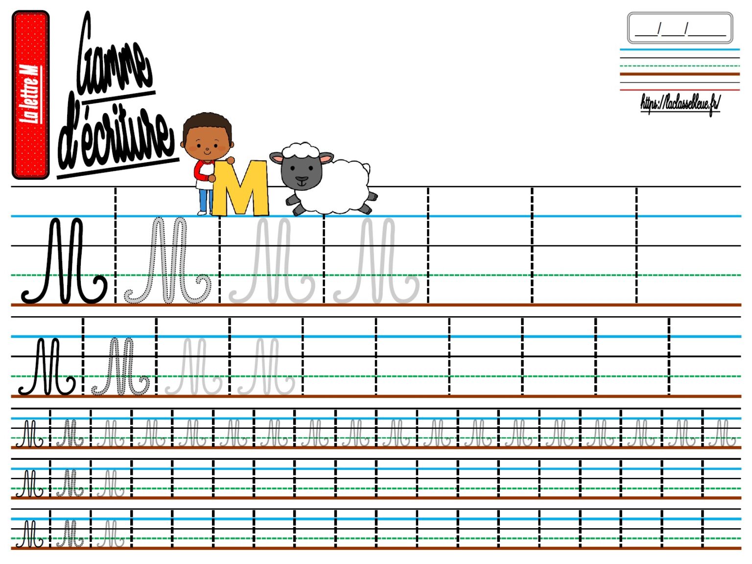 CE1/CE2-Ecriture-Les lettres majuscules-Le fichier d’écriture ...