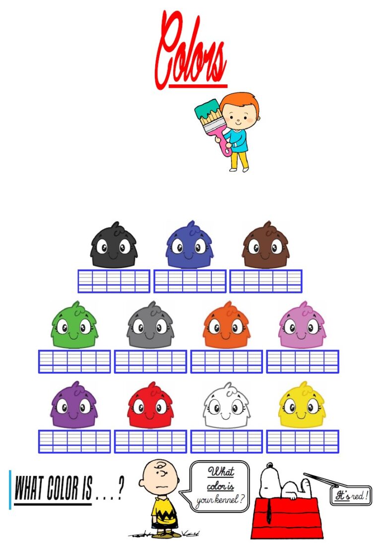 Cycle 3-Anglais-Les couleurs - laclassebleue, site de partage de ...