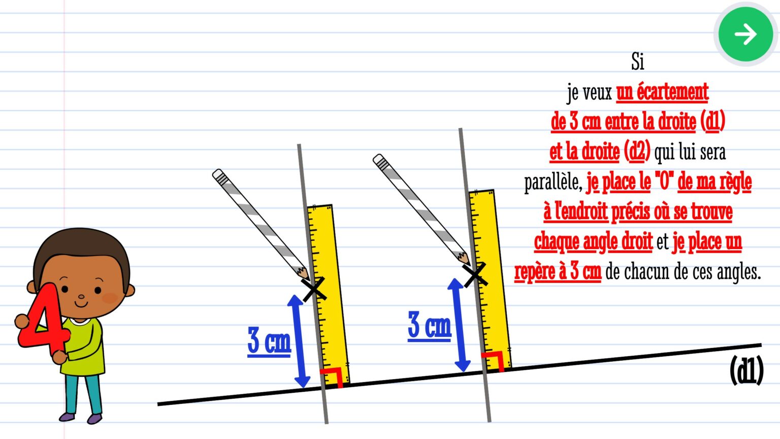 CM-Géométrie-Droites parallèles-Les tutoriels - laclassebleue, site de ...