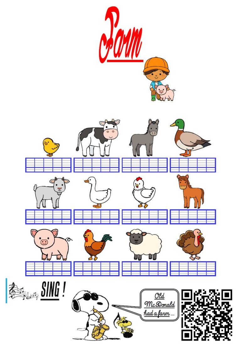 Cycle 3-Anglais-Les animaux de la ferme - laclassebleue, site de ...