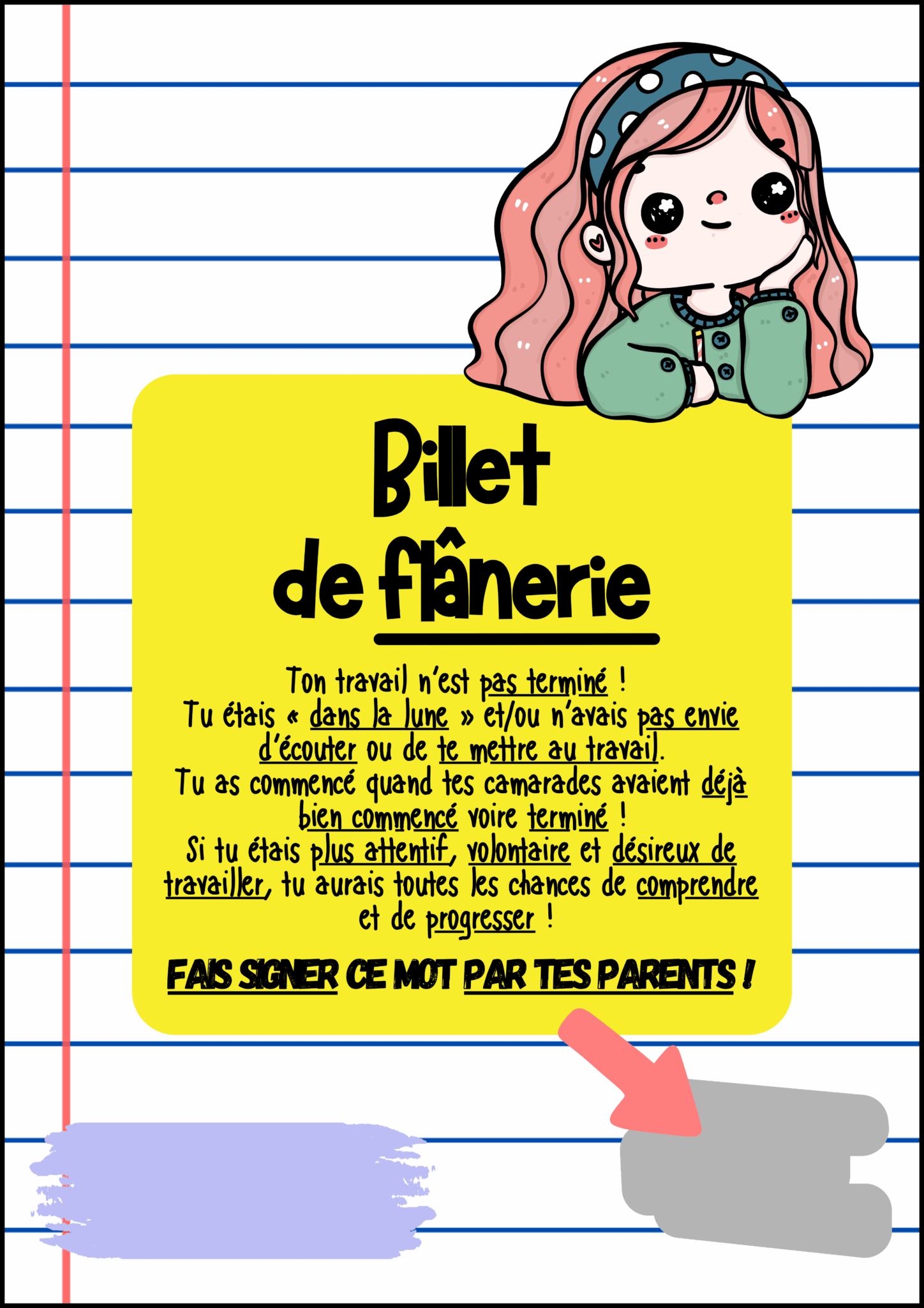 La gestion du comportement-Les billets de comportement (Version 2025 ...